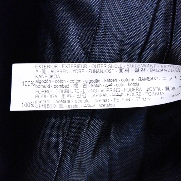 Zara | Jackets & Coats | Nwt Zara Navy Blue Herringbone Zipup Frock ...